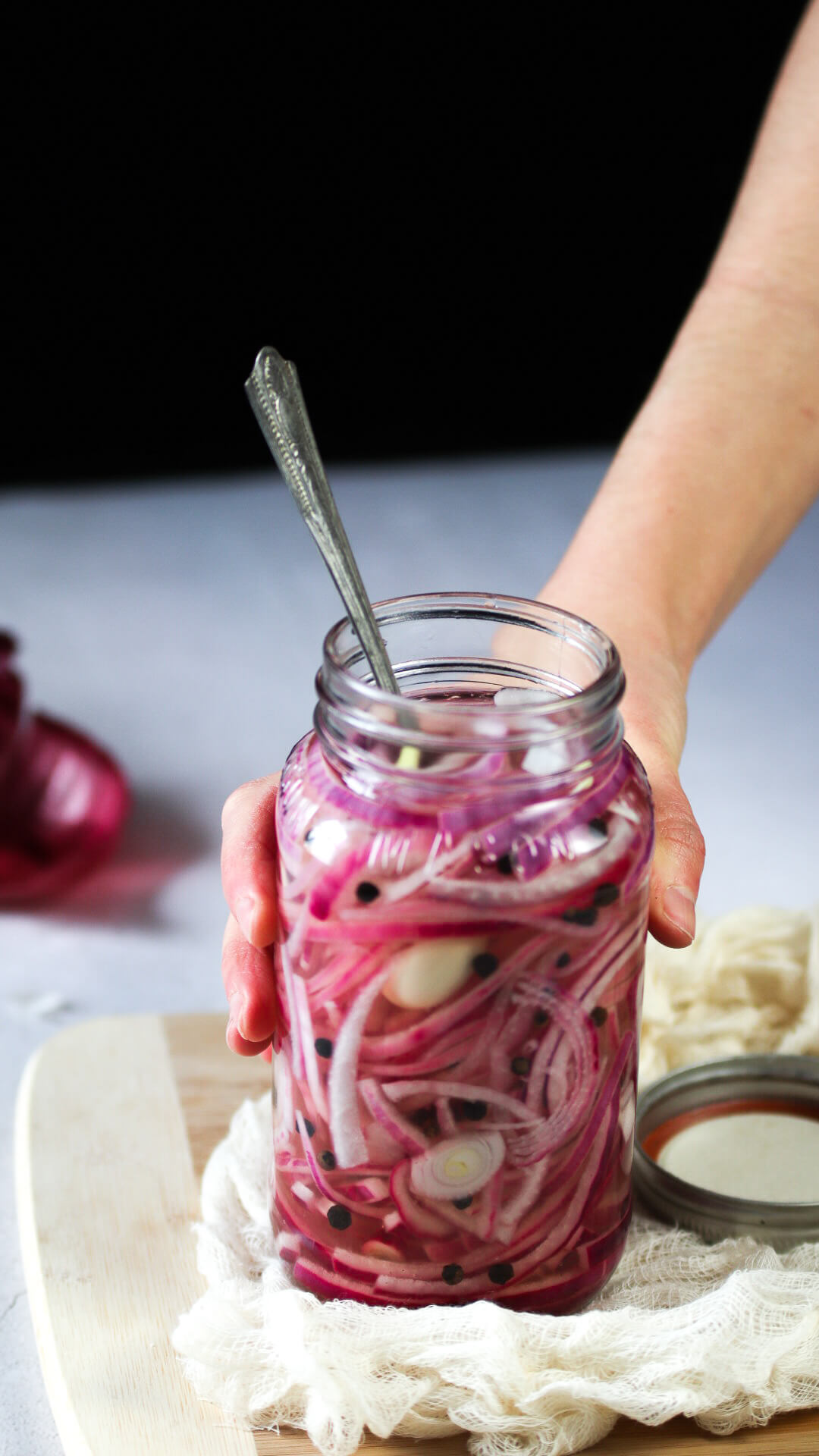 Pickled Red Onions - Vireo Kitchen